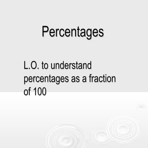 Numbers 30 to 100 | PPTX