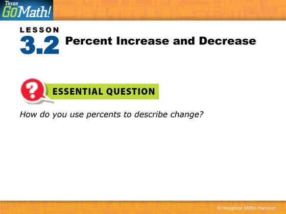 MATH 7 PERCENTAGE INCREASE AND DECREASE.pptx