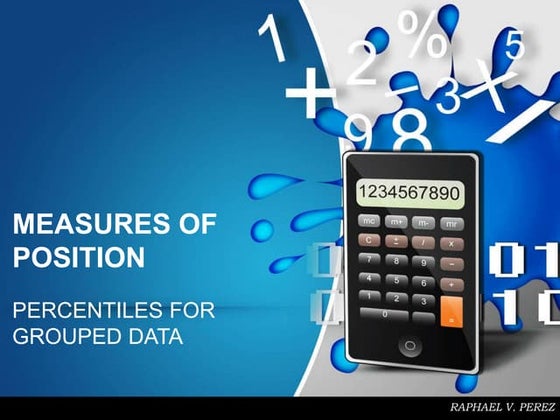 DECILE : MEASURES OF POSITION FOR GROUPED DATA | PPT