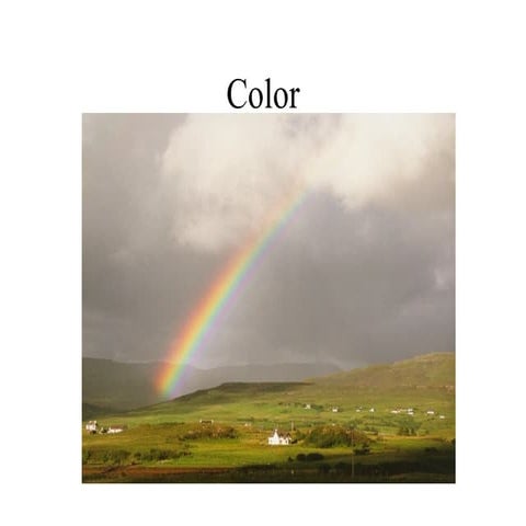 Percepción y clasificación básica del color | PPT