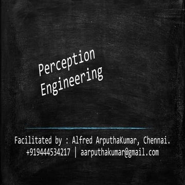Perception engineering | PPTX