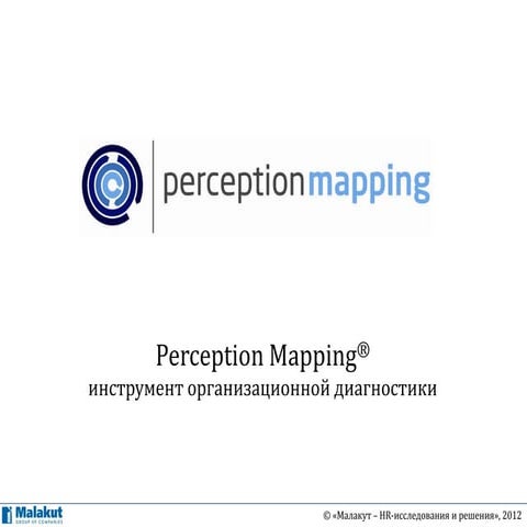 Perception mapping | PDF