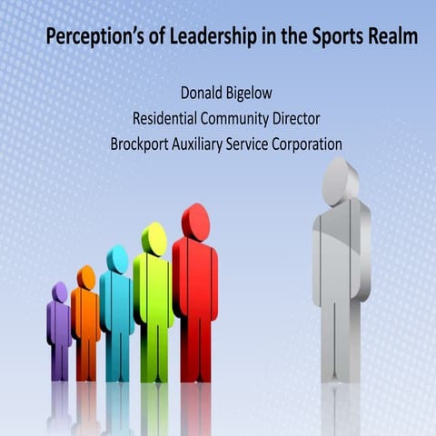 Perception’S Of Leadership In The Sports Realm | PPTX