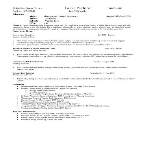 updated Bank resume | PDF