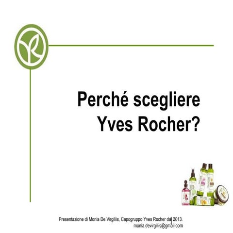 Perché scegliere Yves Rocher | PPS