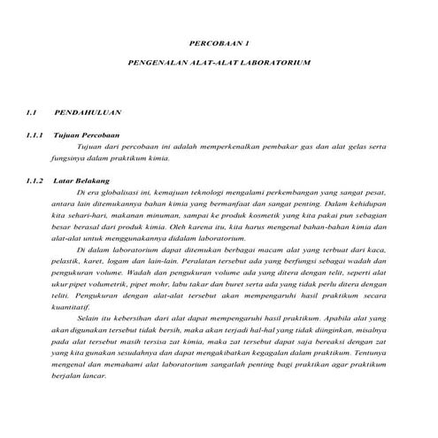 Percobaan 1 | DOCX