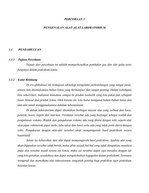 Makalah kimia Pengenalan alat-alat di Laboratorium Kimia (Irdan ...