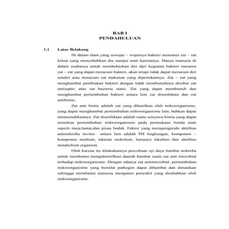 Percobaan 8 (uji daya hambatt) | PDF