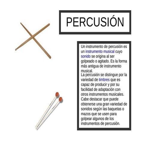 Percusión | PPT
