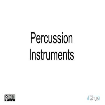 Percussion instruments | PPTX