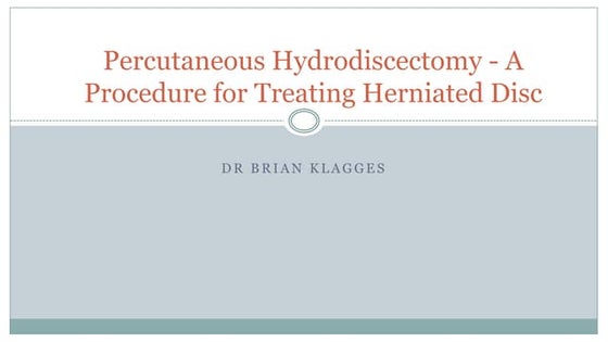 About Genicular Nerve Ablation | PPTX