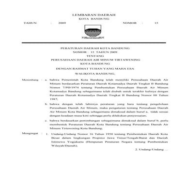 Perda Kota Bandung No 15_2009 TTG Perumda Tirtawening Kota Bandung.pdf
