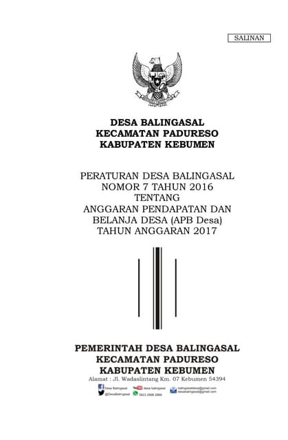 Contoh sk bpd | PDF