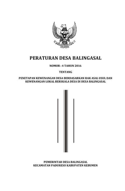 Contoh sk bpd | PDF