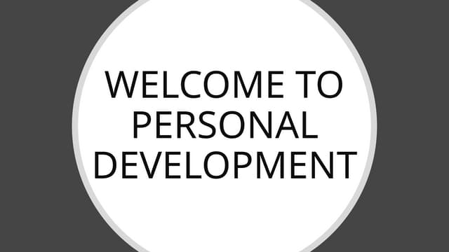 Personal Development-KNOWING ONESELF.pptx