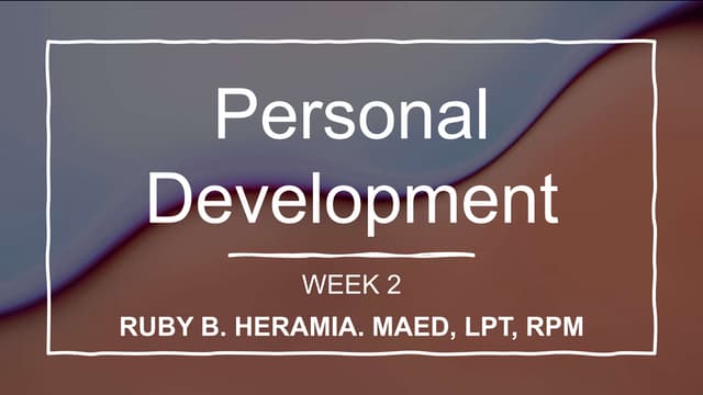 PerDev Week 2 - 2nd quarter.ppt