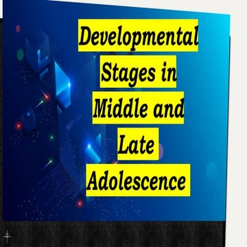 PERDEV MODULE 3 - the developmental stages | PPTX