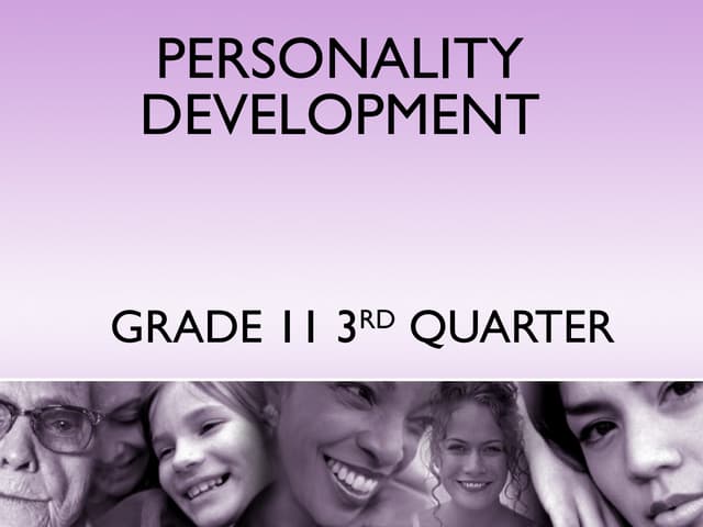 Module 1: Personal Development | PPTX | Educational Assessment | Education