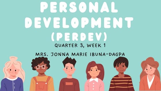 Personal Development Grade 12- Quiz Number 1 | PPTX