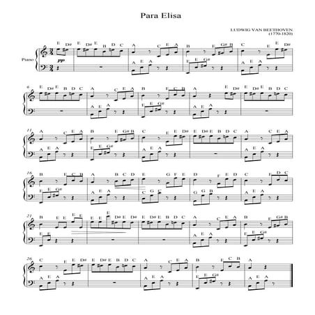 Per elisa primera parte | PDF