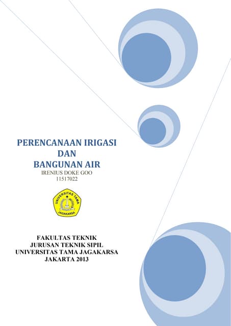 Perencanaan bendung | PDF