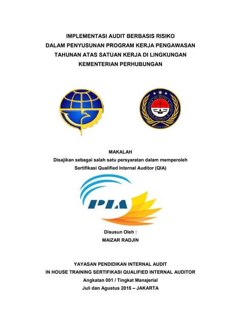 Contoh_Penyusunan dan Membangun Risk Register _Training "RISK ...