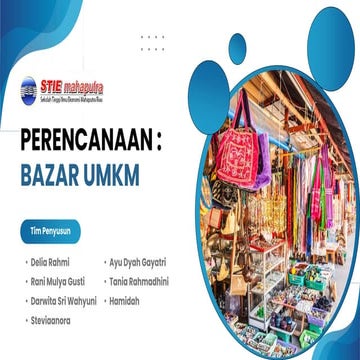 Perencanaan Bazar UMKM pada Manajemen revisi 2.pptx