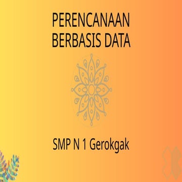 Pemanfaatan Perencanaan Berbasis Data.pptx
