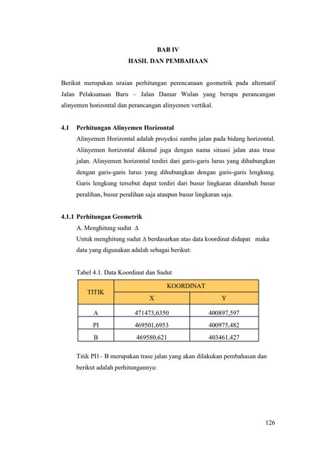 Cara menghitung alinyemen horizontal | PDF