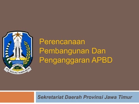 Alur penyusunan apbd | PDF