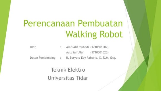 Walking Robot | PPT