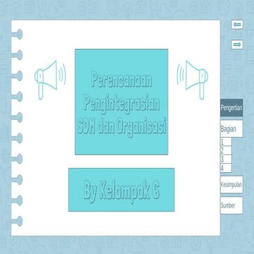 Perencanaan pengintegrasian sdm dan organisasi kel 6.pptx.pdf.pdf