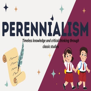 PERENNIALISM as a Philosophy of Education.pptx