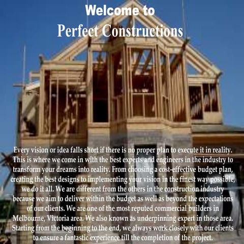 Perfect constructions | PPSX