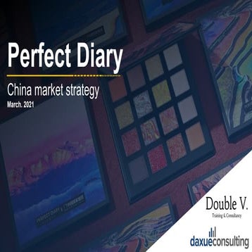 Perfect Diary China market strategy report by daxue consulting | PDF