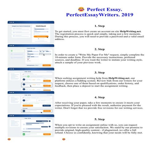 Perfect Essay. PerfectEssayWriters. 2019 | PDF