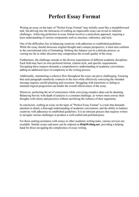 Essay Lay Out. St. Louis Community College | PDF