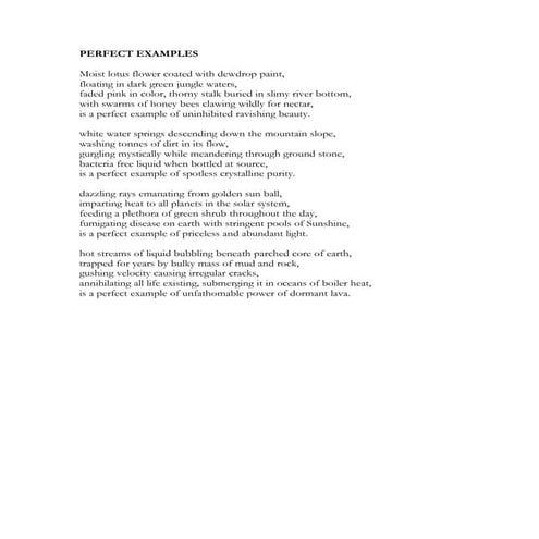 Perfect Examples | DOC