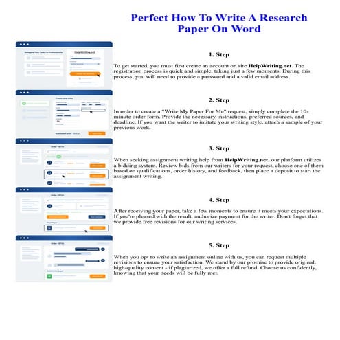 Perfect How To Write A Research Paper On Word | PDF