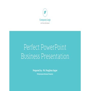 Perfect presentation template | PPT