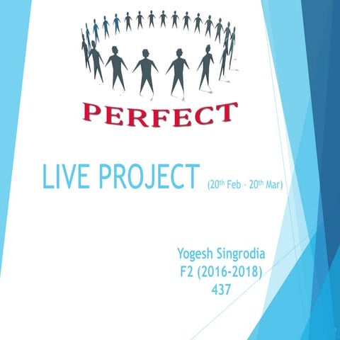 Perfect finance live project ppt | PPTX