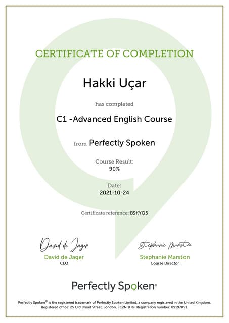 Certificate ofcompletion advanced python | PPT