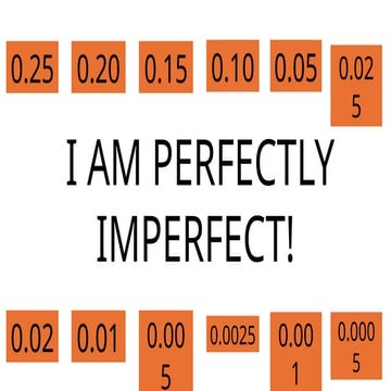 Perfectly Imperfect, Normal distribution | PPTX