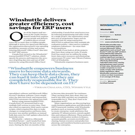 Winshuttle for Master Data | PDF