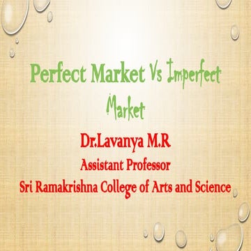 Perfect market Vs Imperfect Market..pptx