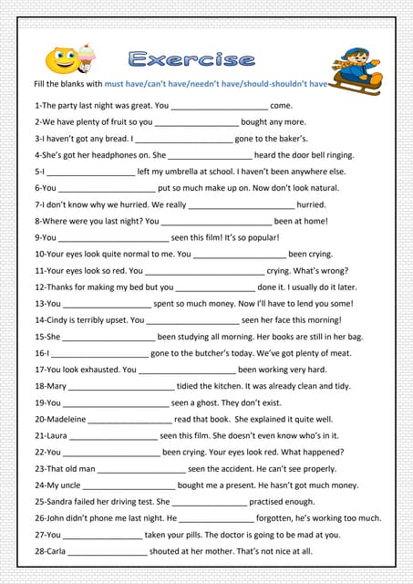 Too or enough esl grammar exercises worksheet (1) | PDF