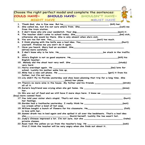 perfect modals-4 | PDF