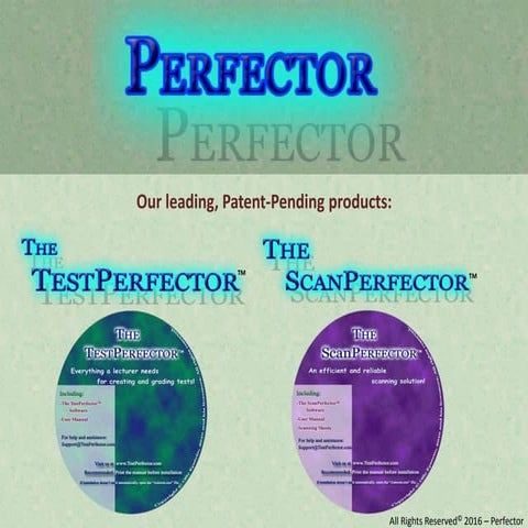 Perfector presentation 2016 | PPTX