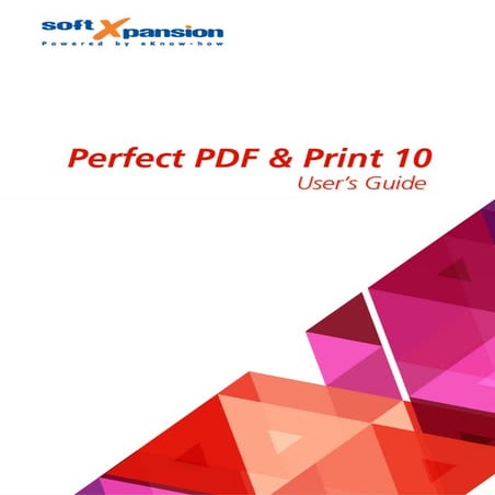 Perfect PDF 10 User Guide | PDF