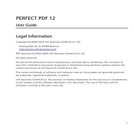 Perfect PDF 12 User Guide | PDF
